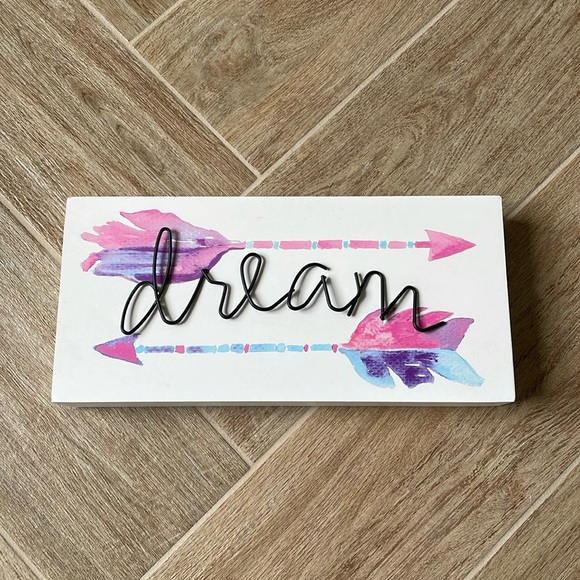 Concepts | Wall Decor | Concepts Shelfwall Dream Sign | Poshmark